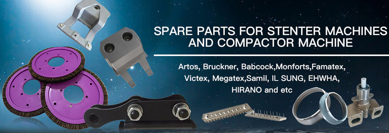 Quality Textile Machinery Spare Parts & Stenter Machine Parts factory ...