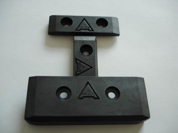 Sliding Pad Carbon Fiber Slider , Lightweight Textile Machine Spare Parts