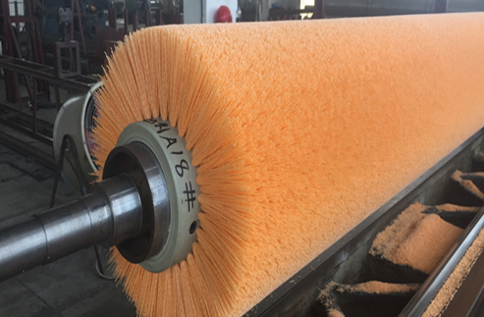 Plastic MONFORTS Stenter Brushes Professional Bristle Hair Brush Wheel